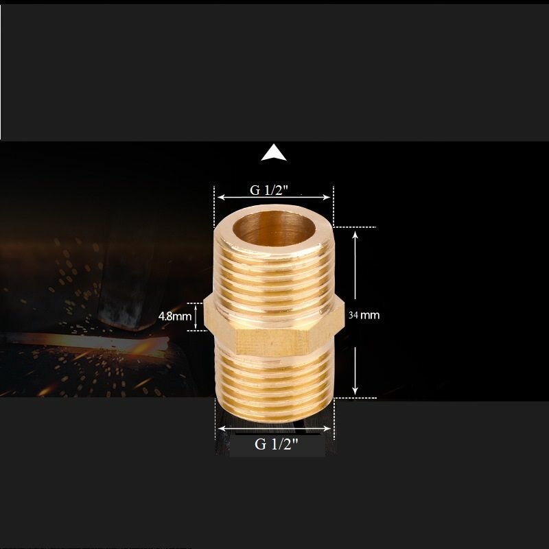 Ниппель, бочонок 1/2" Х 1/2"