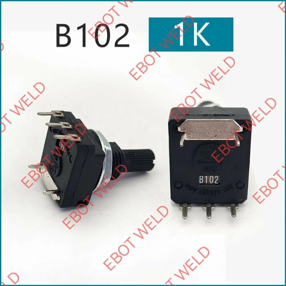 B102 Потенциометр 1K для сварочного аппарата, резистор переменный 1ком.