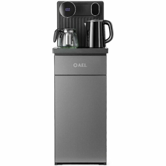 Кулер с чайным столиком Ael LD--81a серый