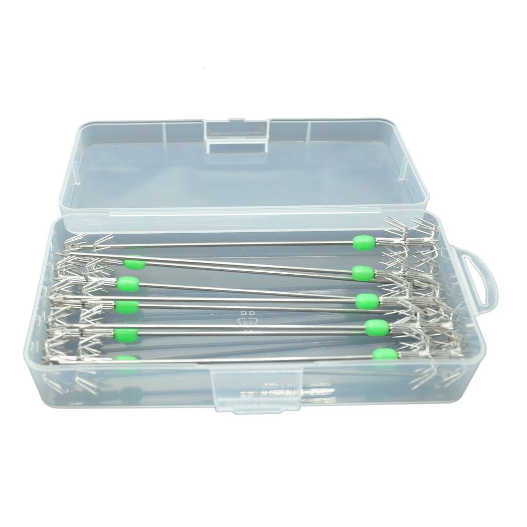 Светящийся крючок для ловли креветок с насадкой в виде каракатицы, 15CM