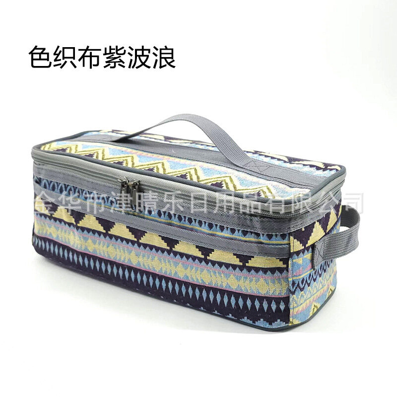 Посуда Сумка Кемпинг Кухонные принадлежности Сумка для хранения Этнический стиль Уличная сумка для пикника Портативная