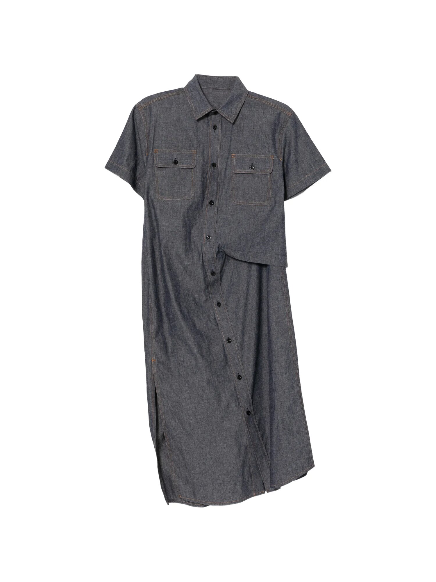 Платье Denim midi dress