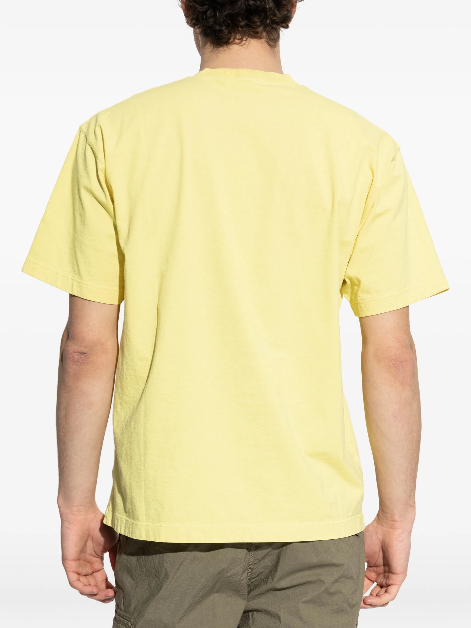 Футболка Stone Island Logo-patch T-shirt, размер S, yellow — фото 1