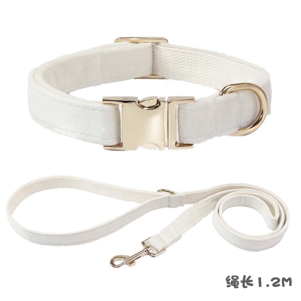 Ошейник для собак Тедди, ошейник для маленьких собак, поводок для собак с гравировкой, антипотерянный поводок, ошейник для золотистых ретриверов, средний и большой размер, плюшевый ошейник