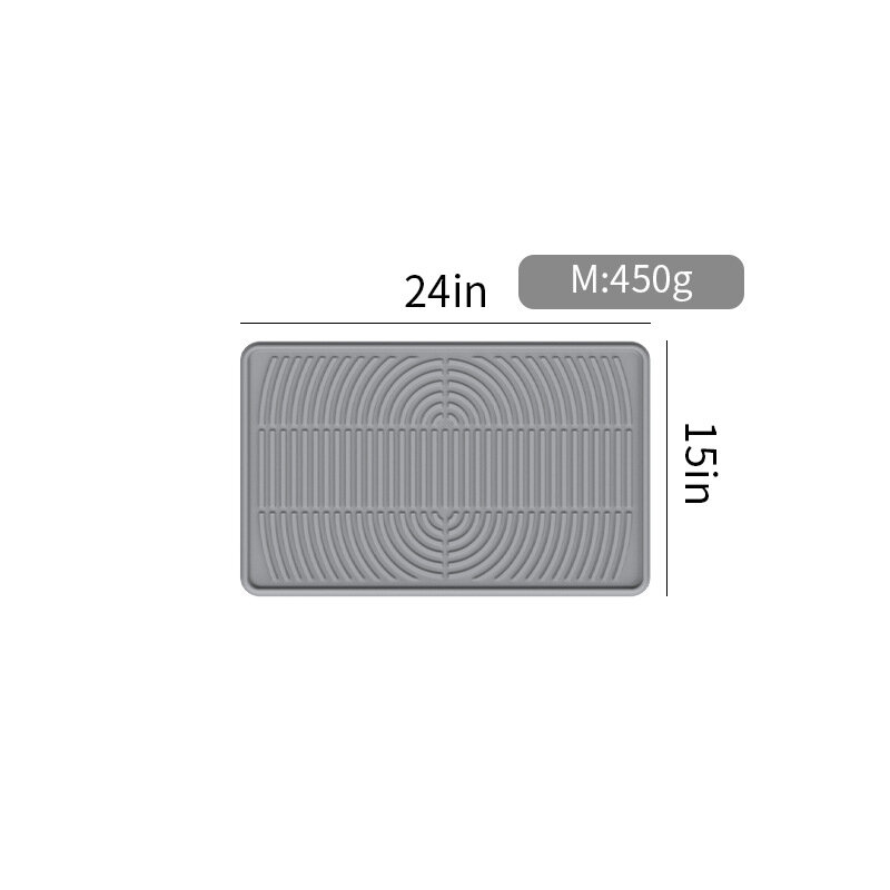 Новый коврик для домашних животных, силиконовый коврик для кошачьего туалета, коврик для протирки лап, непротекающий коврик для кошачьего туалета, легко чистящийся водонепроницаемый коврик для питомцев