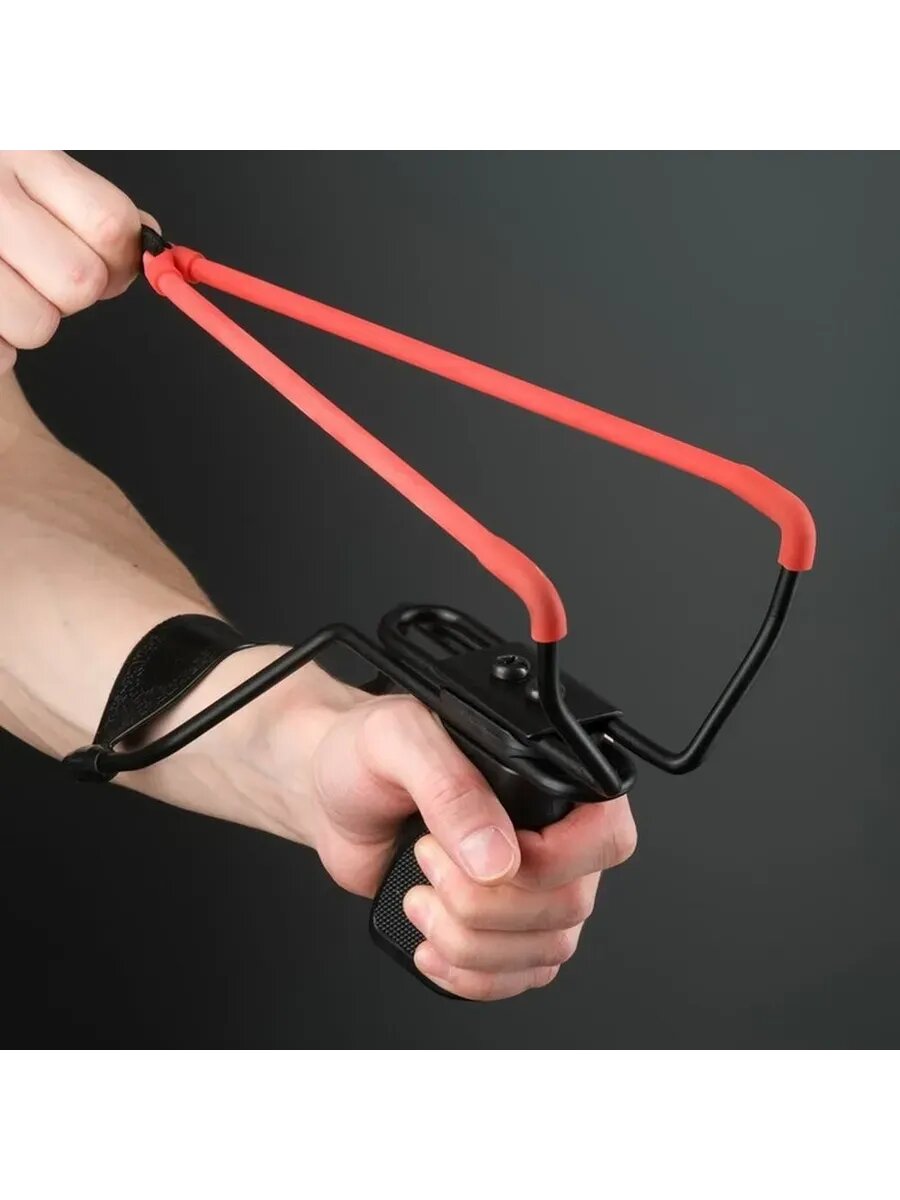 Мощная металлическая рогатка для точных выстрелов