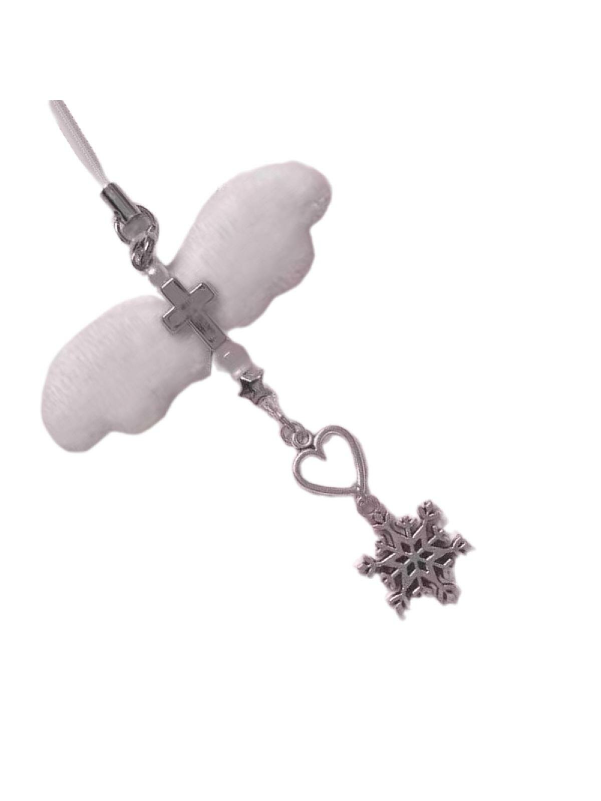 Цепочка для телефона-шарма в виде крыла Ангела ручной работы из бисера для модных людей