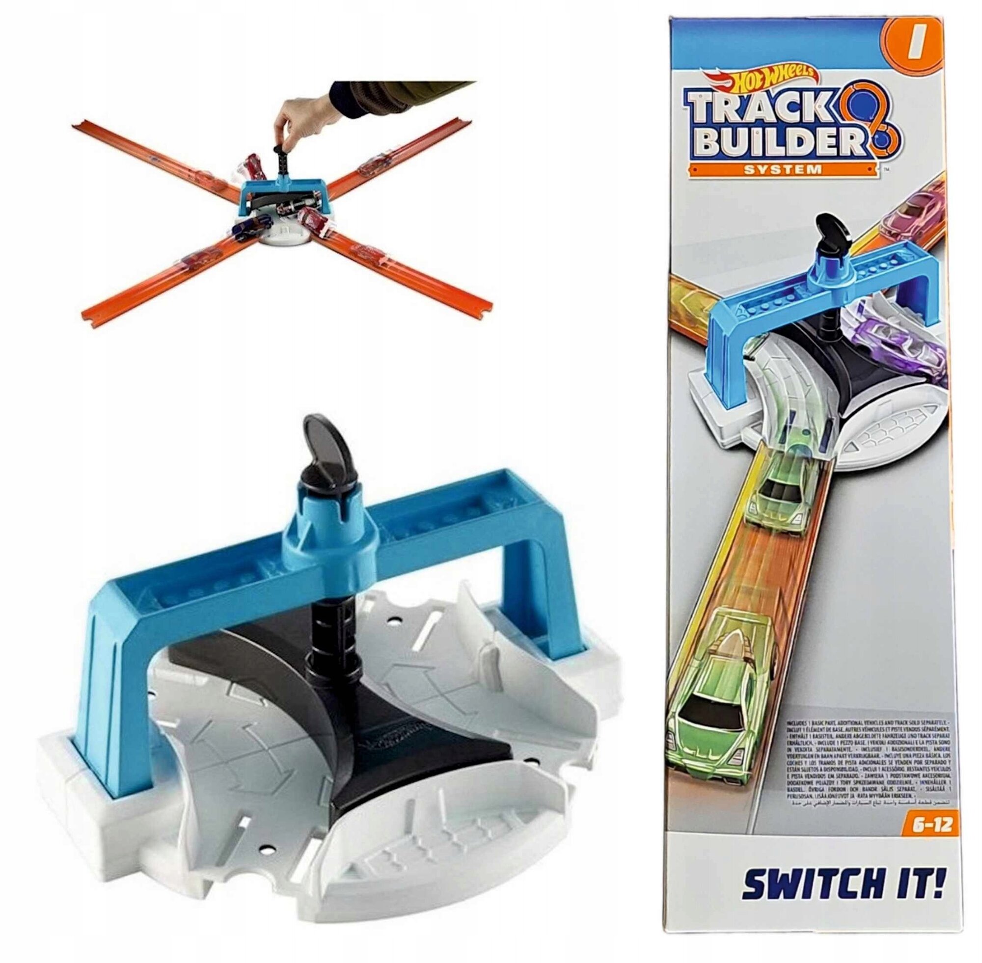 Аксессуар для трека Hot Wheels TRACK BUILDER SWITCH IT DPF18