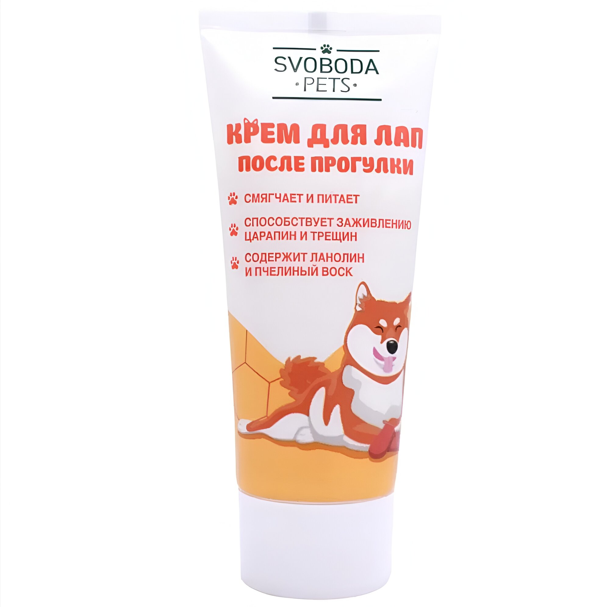 Крем для лап SVOBODA PETS, смягчающий, питательный, после прогулки