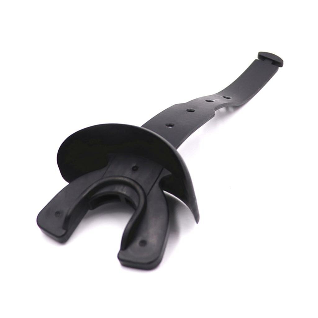 Спортивная двойная капа с защитой губ, Черный