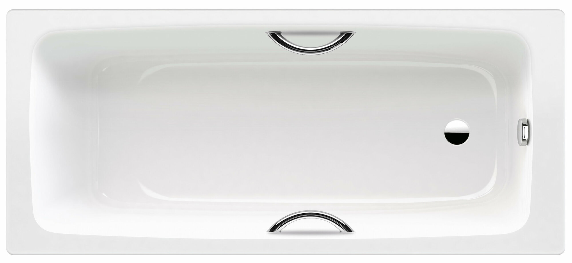 Ванна стальная Kaldewei CAYONO STAR 753 (1500х700х410) с отверстиями под ручки, покрытие easy-clean