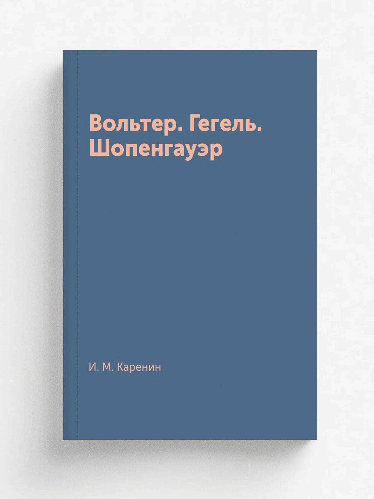Вольтер. Гегель. Шопенгауэр