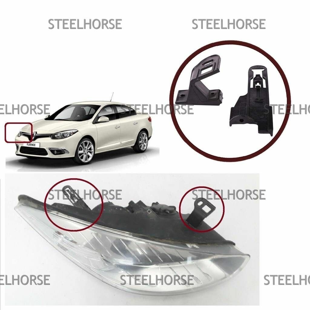 Кронштейн фары правой верх (к-кт) Renault Fluence после 2010-