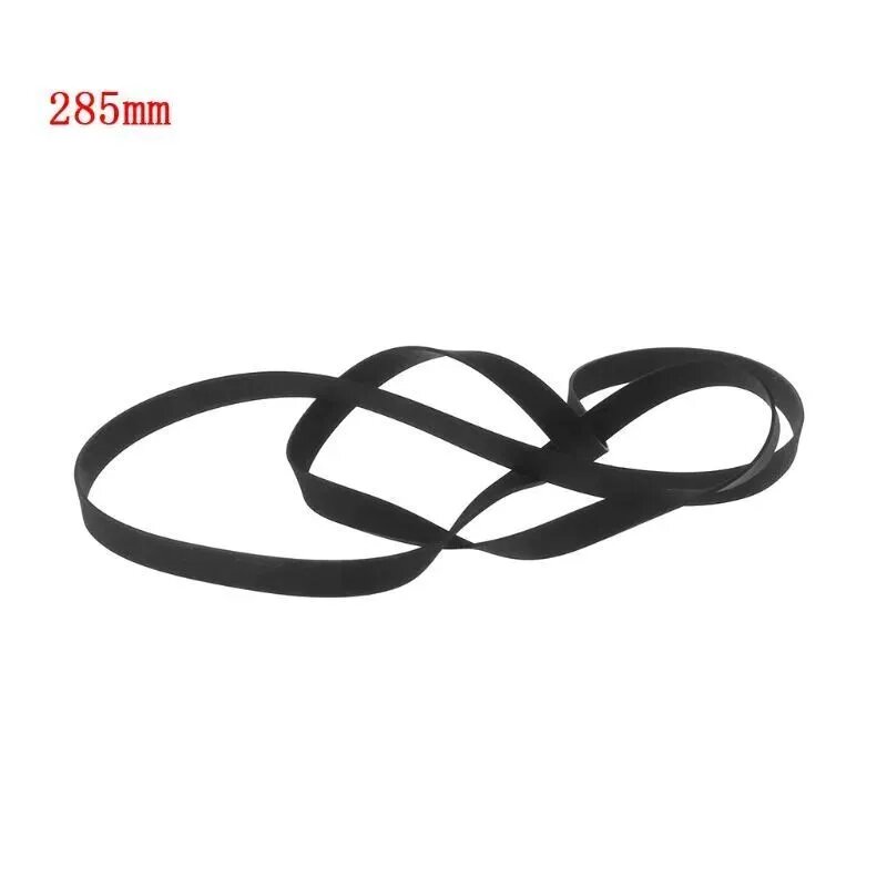 Плоский ремень шириной 1-5 мм, проигрыватель виниловых пластинок, трансмиссионный -сложите пополам на 28,5 см-285mm