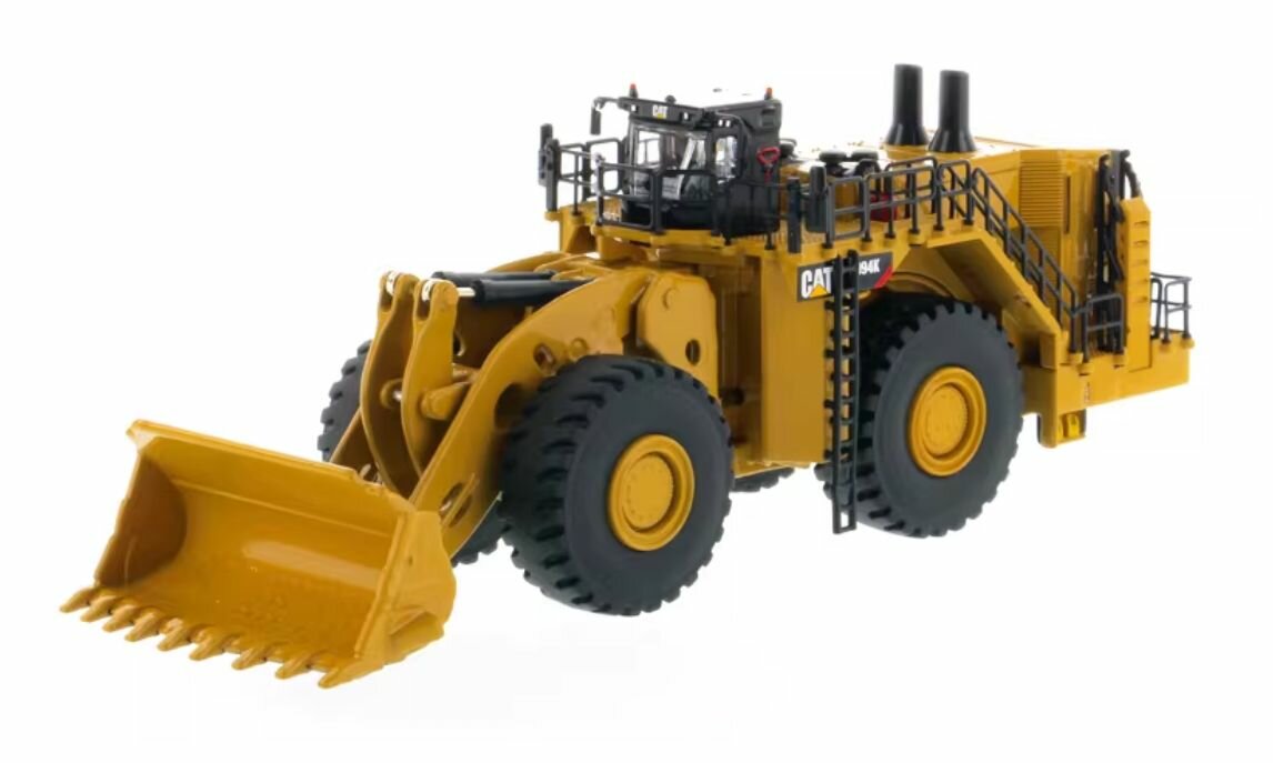 Детализированная модель гигантского колесного погрузчика Caterpillar 994K в масштабе 1:125, металлический сплав, DM 85535