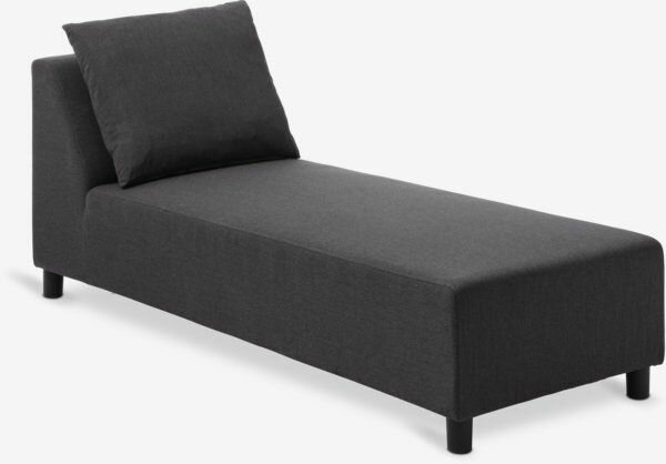 Шезлонг всесезонный Jysk UHRE цвет темно-серый Ш67 x Д195 x В72 см