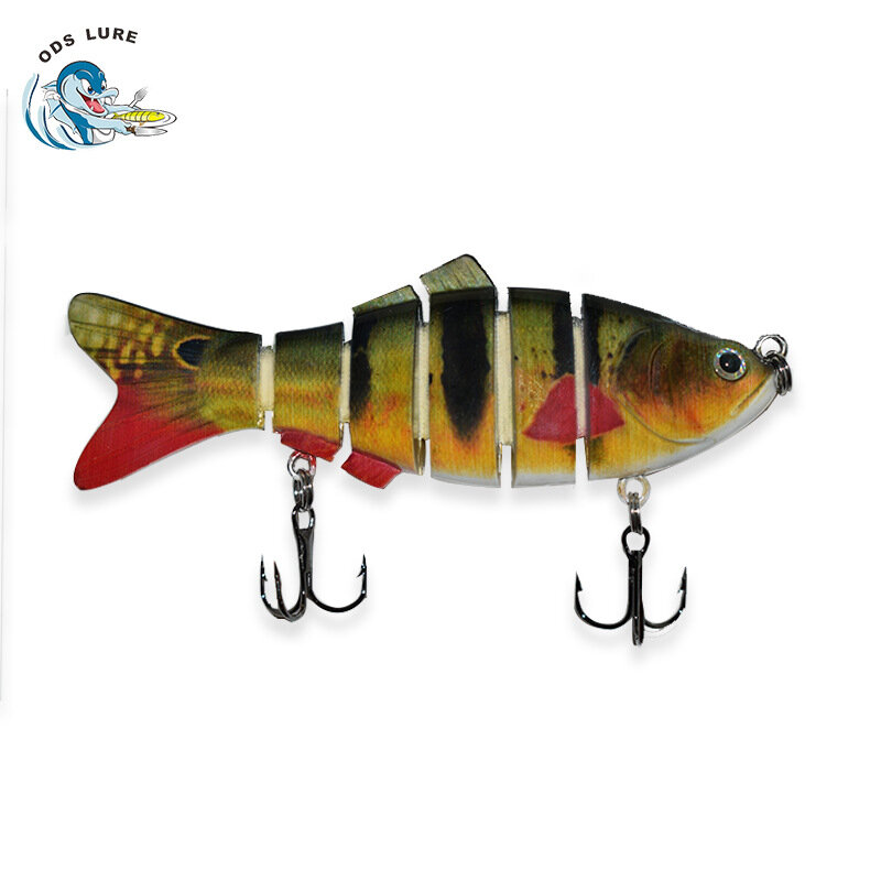 10 см/19,4 г Многосекционная приманка 6-секционная бионическая твердая приманка Многосекционная рыболовная приманка в наличии Специальная распродажа рыболовной приманки