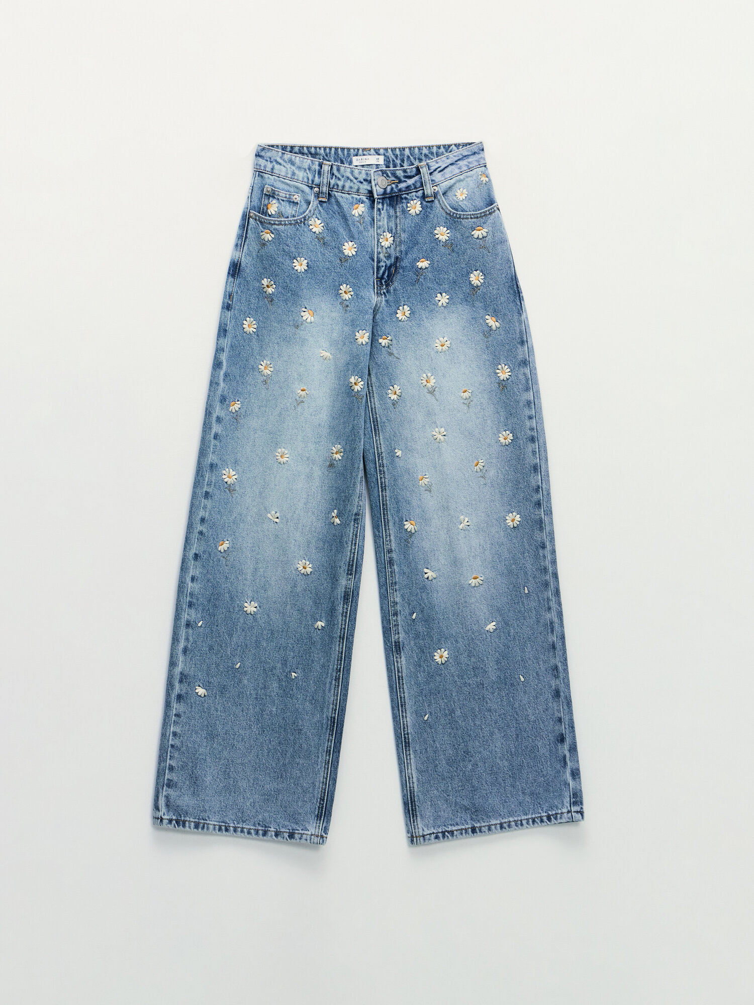 Джинсы широкие wide leg 