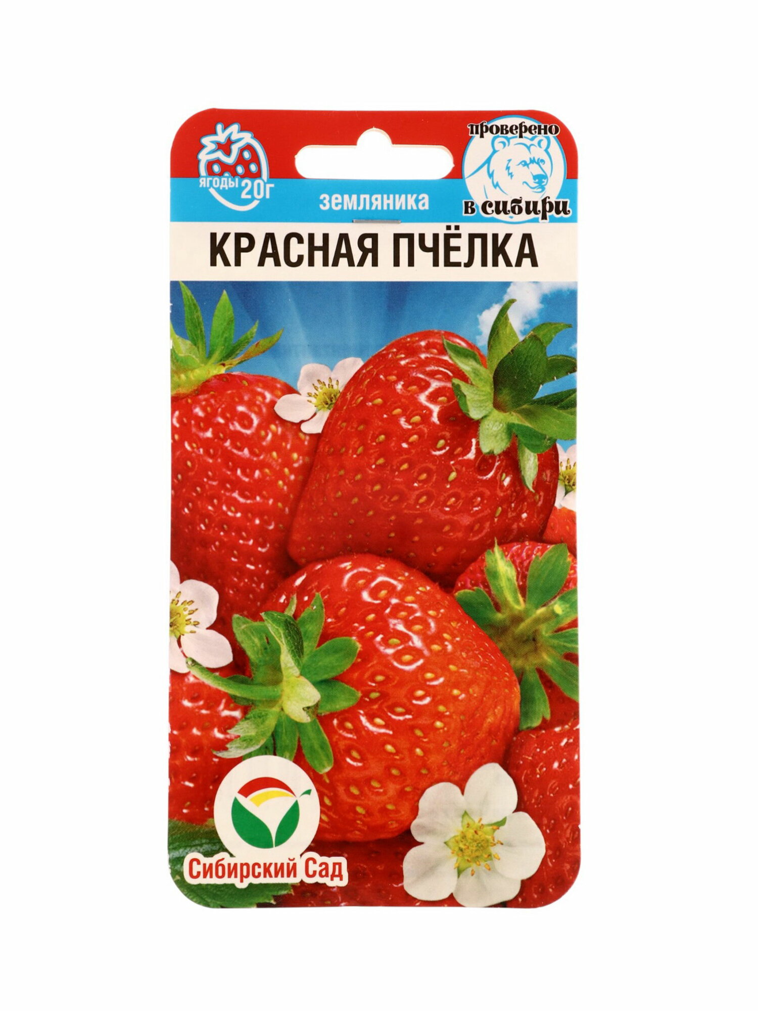 Семена Земляника ремонтантная "Красная пчёлка", 10 шт, место выращивания: открытый грунт