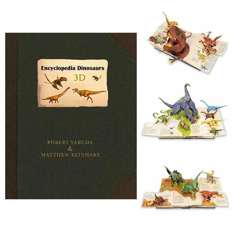 Encyclopedia Prehistorica Dinosaurs : The Definitive Pop-Up // Энциклопедия доисторических динозавров Книга-панорама