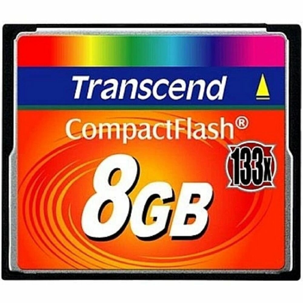 Transcend Карта памяти Compact Flash 8Gb TS8GCF133 133 - x