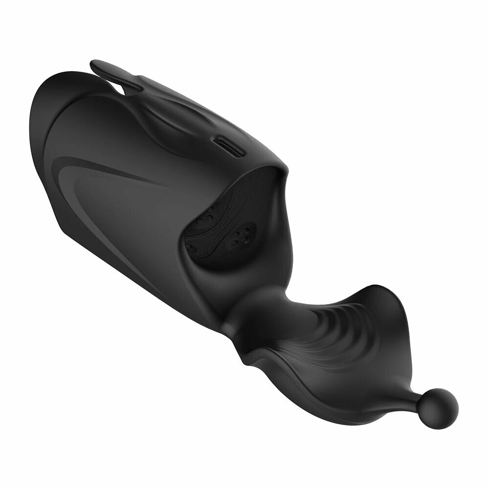 Мужской мастурбатор для минета для мужчин, тренажер для задержки пениса, электрический импульсный вибратор, автоматический оральный кульминатор, массажер для головки, киска, секс-игрушки C without box