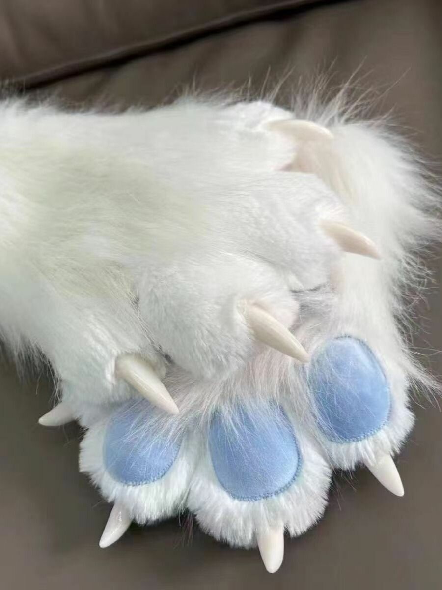 Перчатки-лапки животных: мягкие кошачьи лапки