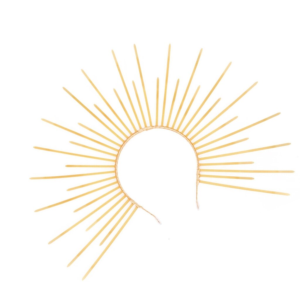 Повязка на голову для Девичника Radiance Crowns Головной Убор Женская Церковная лента для волос с шипами