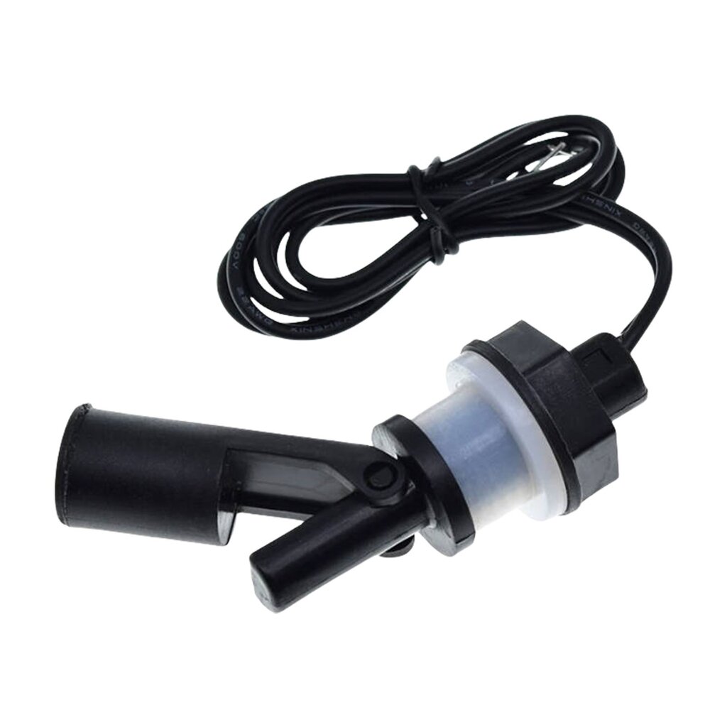 Датчик уровня жидкости с поплавковым выключателем из полипропиленового пластика типа "утконос" с боковым креплением-1