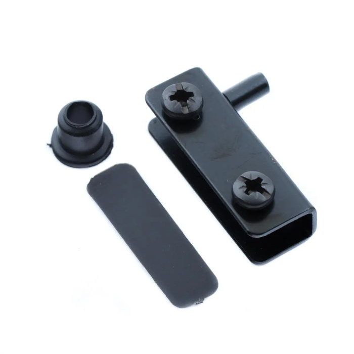 Петля для стеклянной двери цвет черный 2 шт.