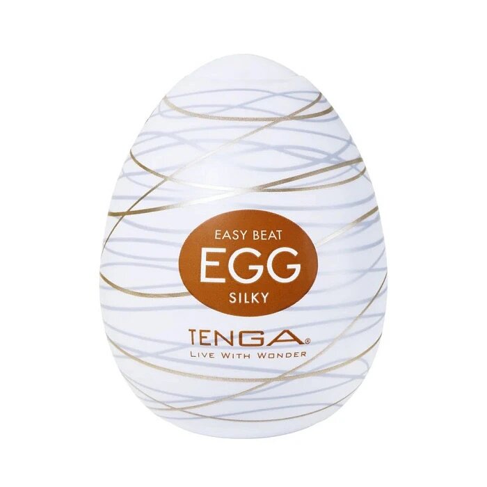 Мастурбатор-яйцо одноразовый со стимулирующим рельефом "Tenga Egg V Silky"