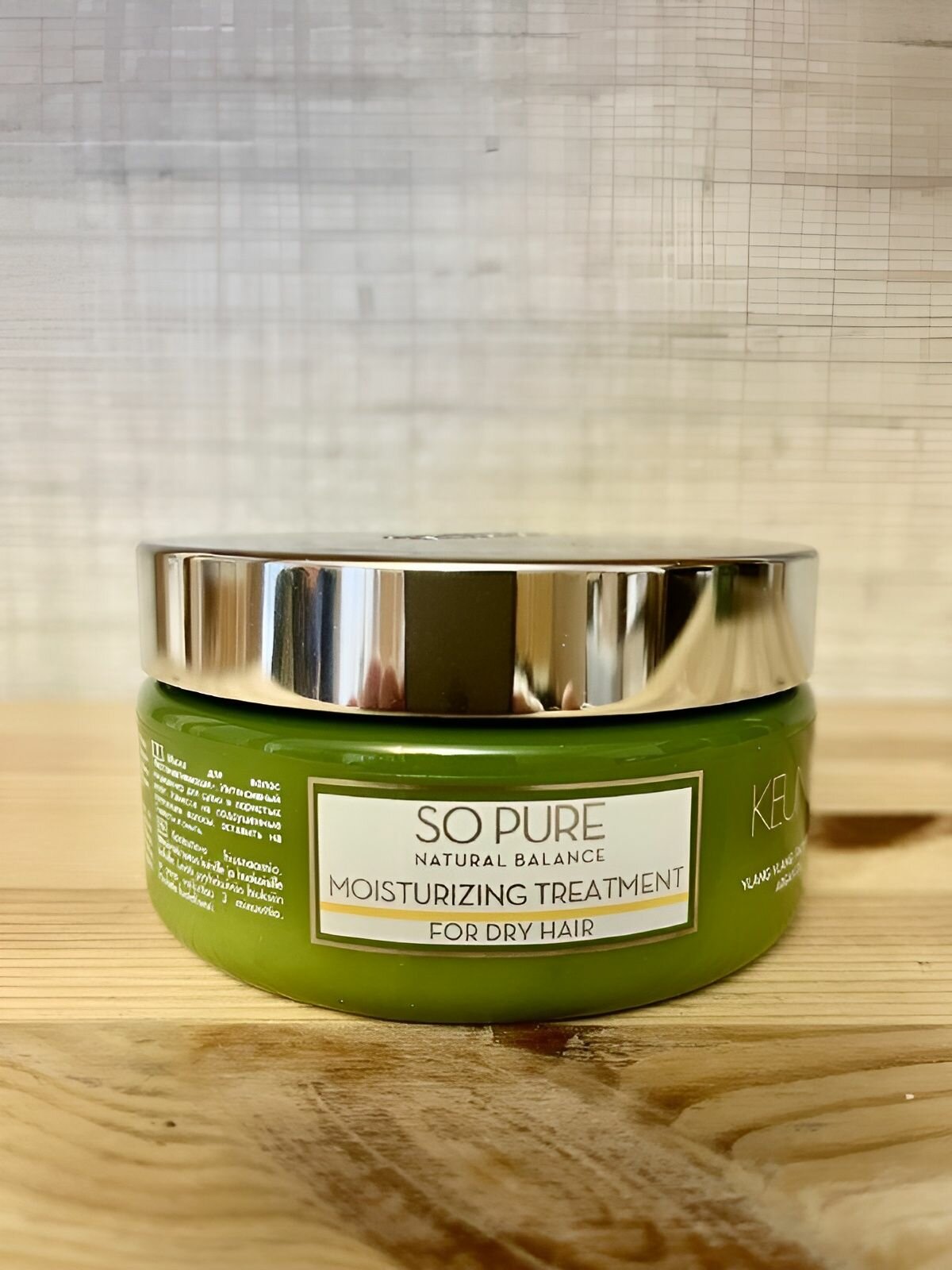 Keune So Pure Moisturizing Маска Увлажняющая для сухих, пористых и непослушных волос, 200 мл