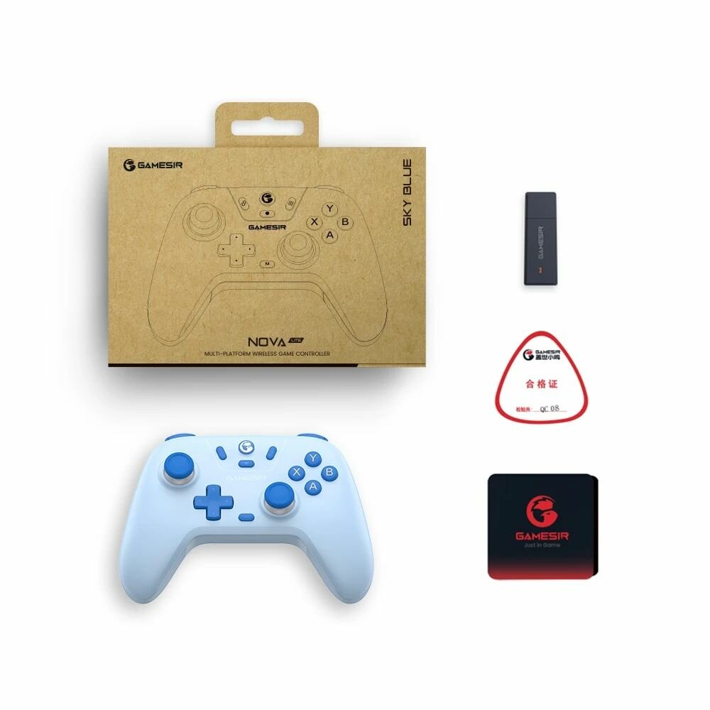 GameSir T4 Nova Lite Bluetooth-геймпад с эффектом Холла для Nintendo Switch iPhone Android Phone PC