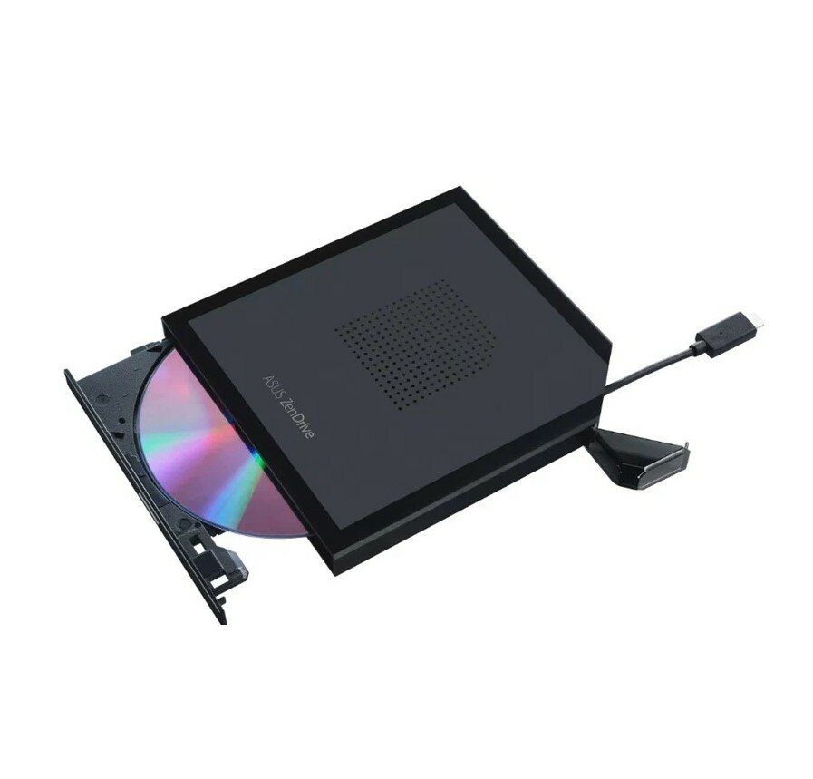 Внешний оптический привод ASUS SDRW-08V1M-U, USB Type C, черный