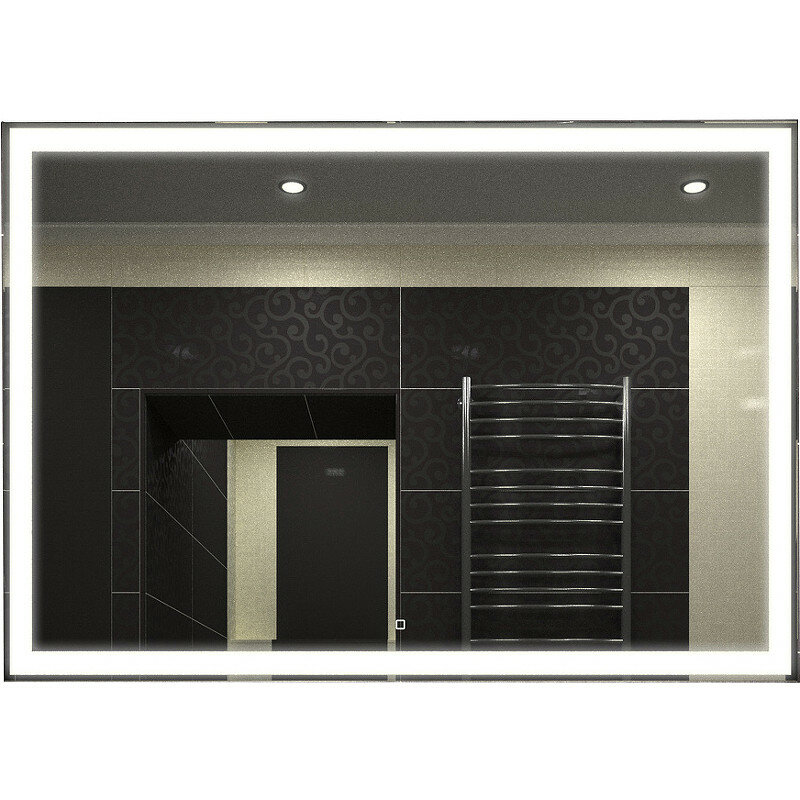 Зеркало Континент Mercury 800х600 ЗЛП571 с подсветкой с сенсорным выключателем стекло