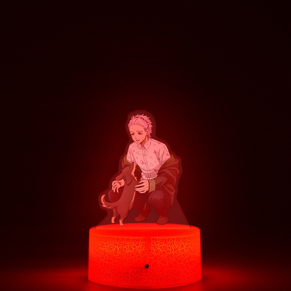 202616 Цветной пульт дистанционного управления ветроустойчивый колокольчик для мальчиков аниме периферия магазин Guzi акриловый светодиодный ночник оптовый источник