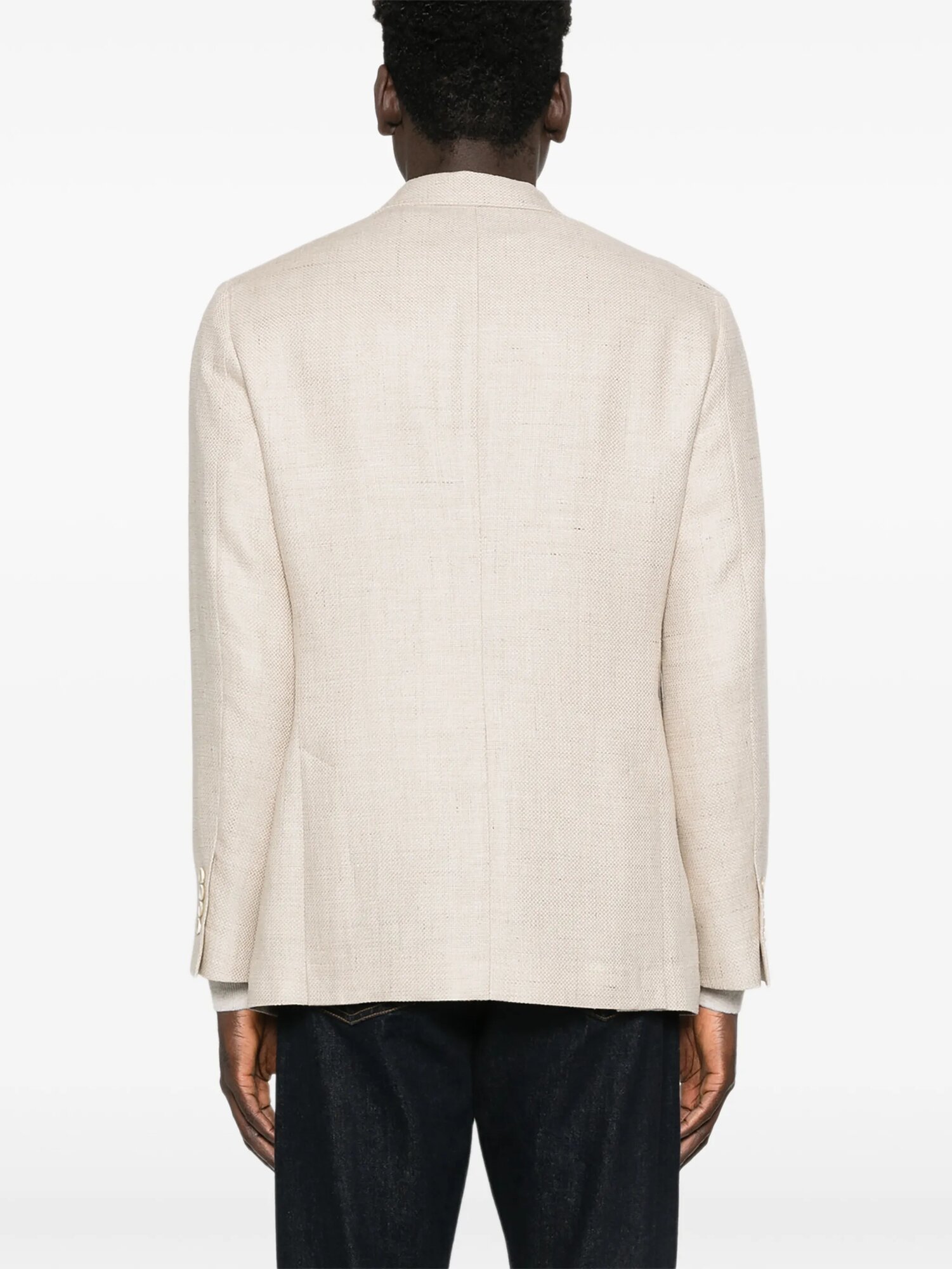 Пиджак BRUNELLO CUCINELLI Buttoned flap-pocket blazer, размер 52, разноцветный — фото 1