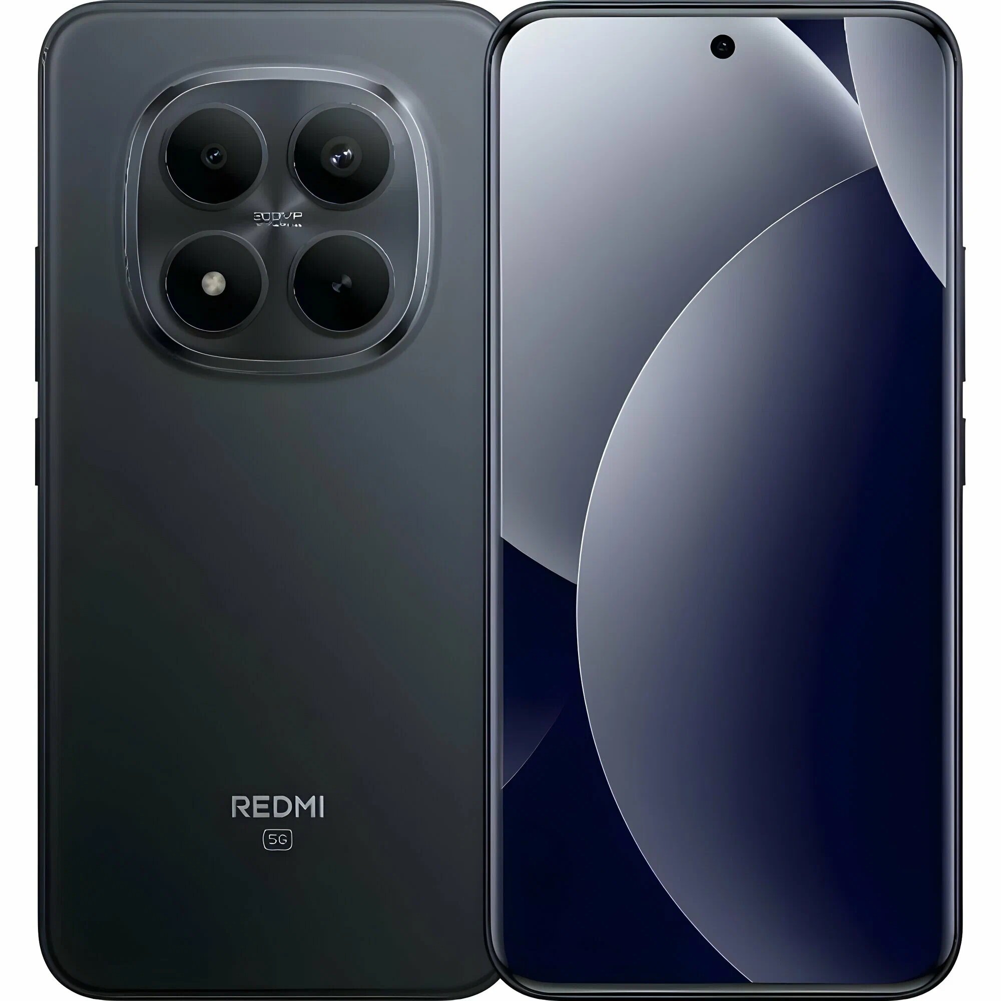 Смартфон Xiaomi Redmi Note 15 Pro+ 8/256 ГБ, черный, экран 6.83" AMOLED 120 Гц, камера 200 Мп, аккумулятор 6000 мА·ч, 5G