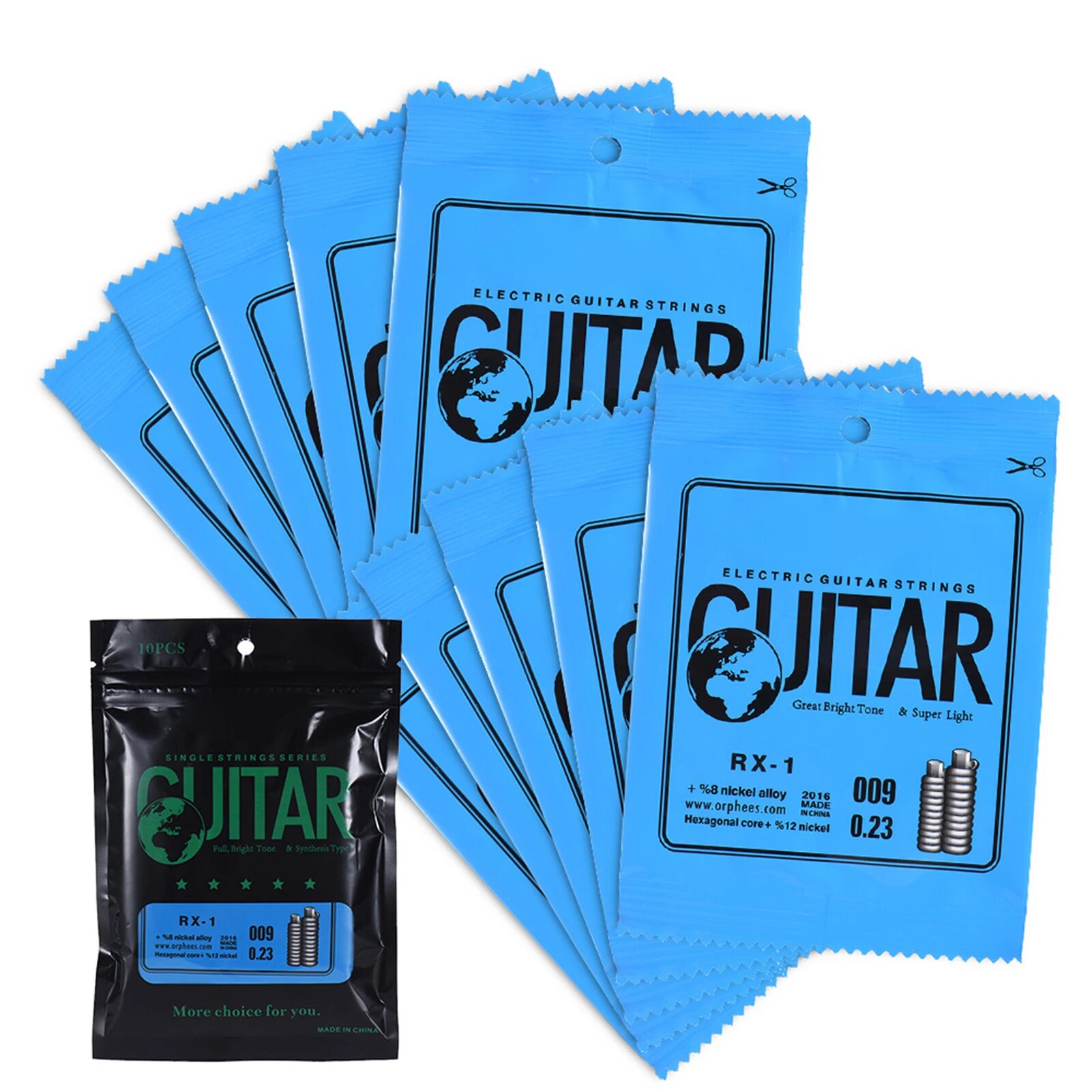 Струны для электрогитары RX-1, 10 шт.