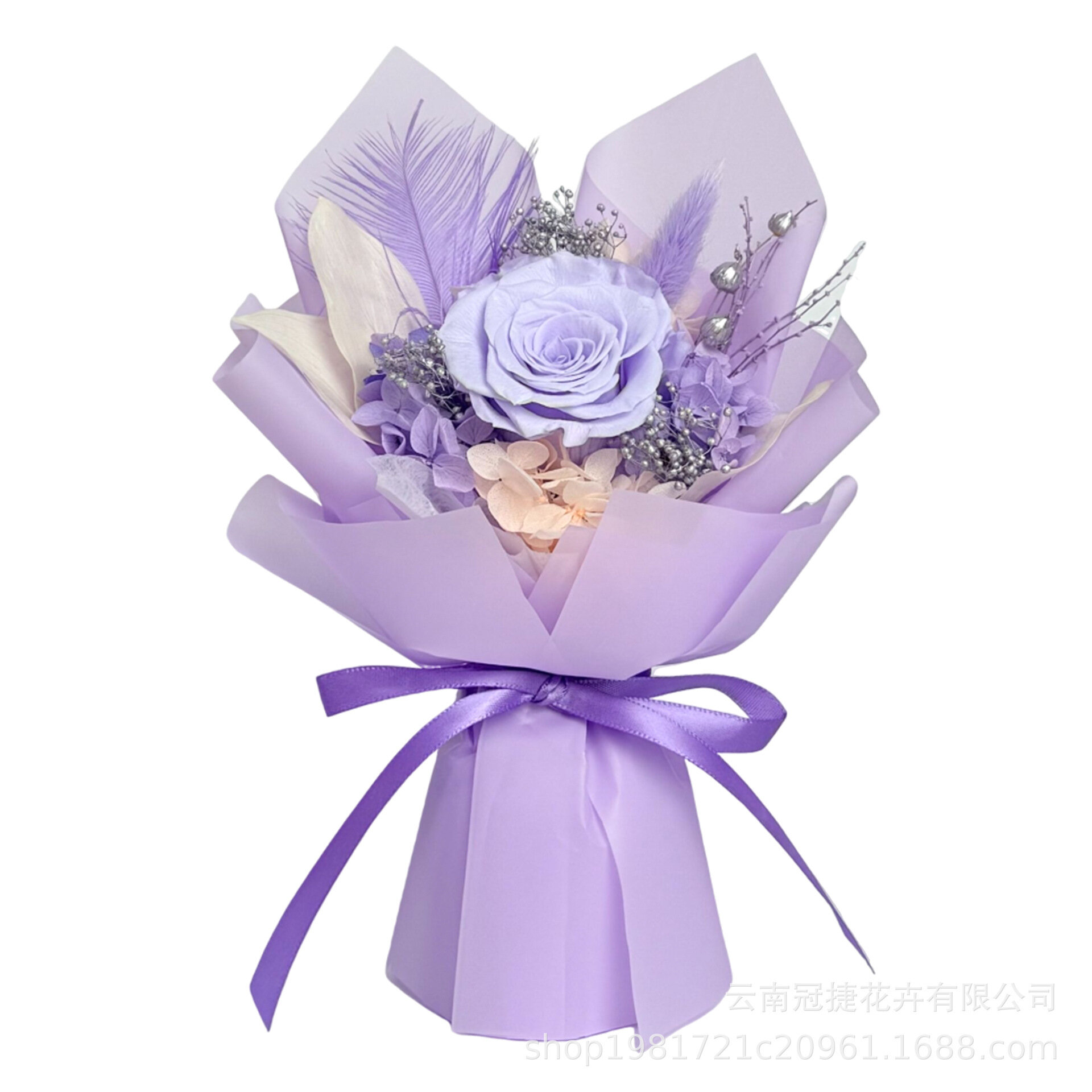 Засушенные розы, подарок на День матери, небольшой букет на День святого Валентина, букет из засушенных цветов, готовая подарочная коробка