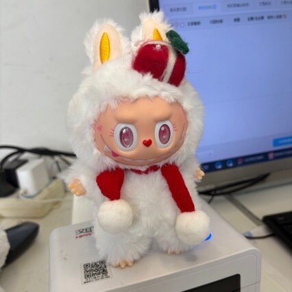 Новинка в наличии Маленький ангел Модная слепая коробка Zimomo Плюшевая игрушка Виниловое лицо Макарон Родина Премиум Высокая версия