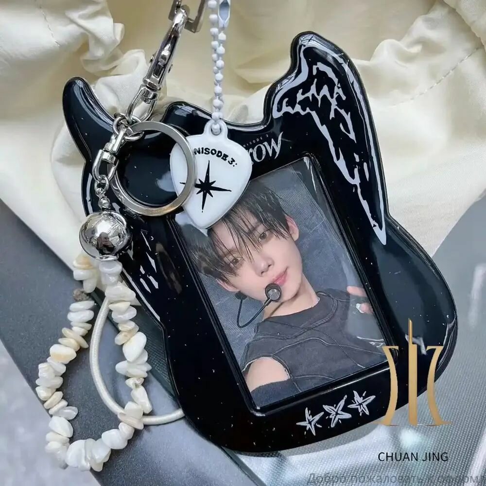 Мини биндер для карт kpop, альбом для коллекционных карточек Stray kids Стрей кидс, New jeans, BlackPink, (G)i-dle, размер 10.5х9 см