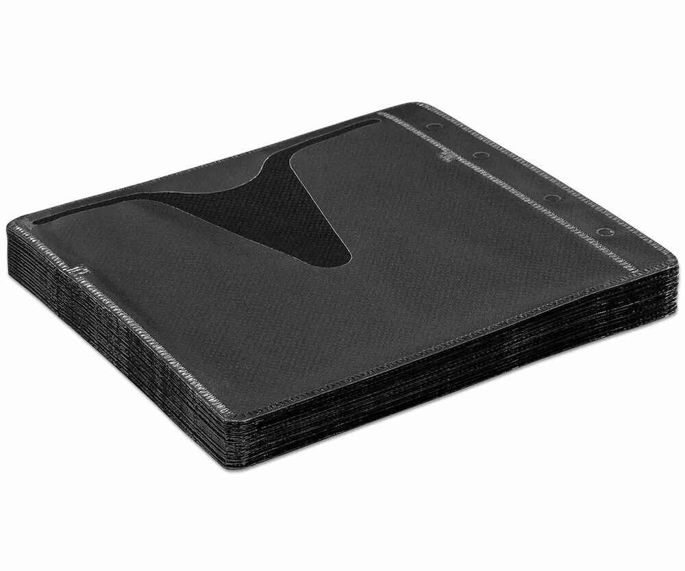 Конверт для 2 CD дисков с перфорацией, альбомный, черный, уп. 25 шт.