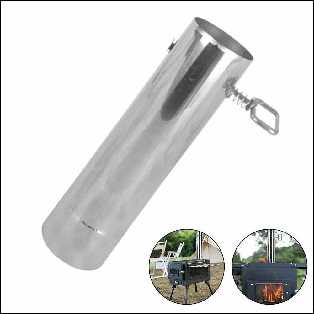 OZ-WDWM-60 мм труба для дровяной печи дымоход для камина труба для уличной печи-вигвама