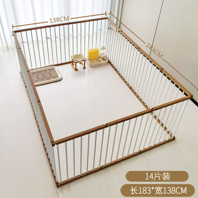 Милый маленький забор для домашних животных, клетка для собак, клетка для кроликов, барьер для собак малого и среднего размера, свободно комбинируемый и расширяемый