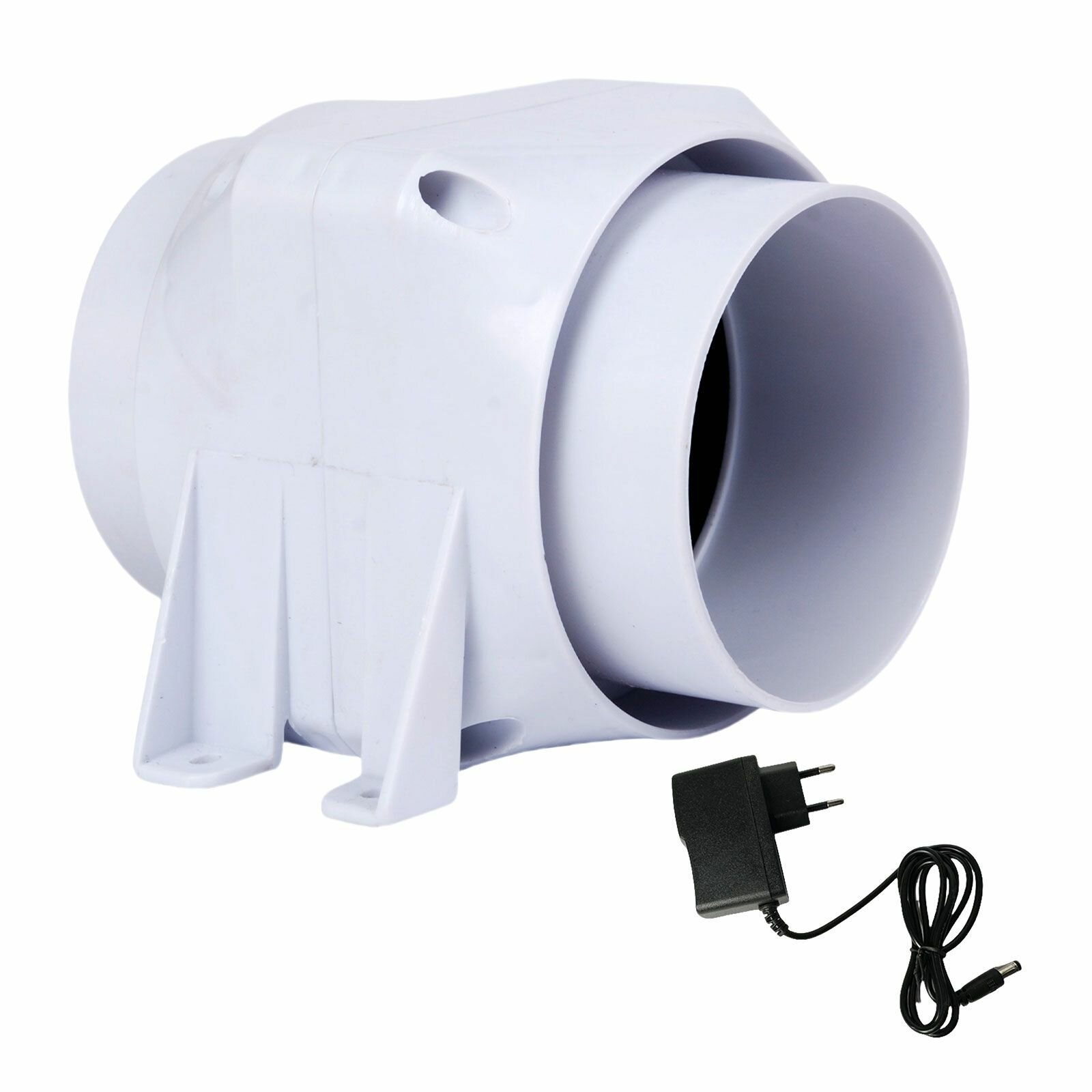 Вытяжной вентилятор 110мм цилиндрический для дыма и вентиляции