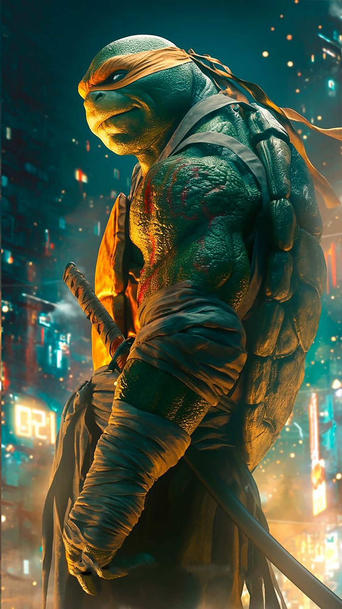 Плакат черепашки ниндзя