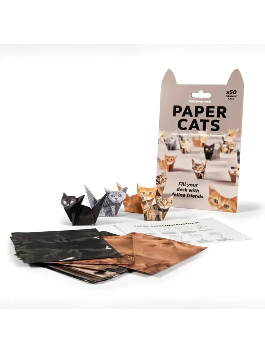 Набор «Кошка-оригами», креативный подарок ручной работы