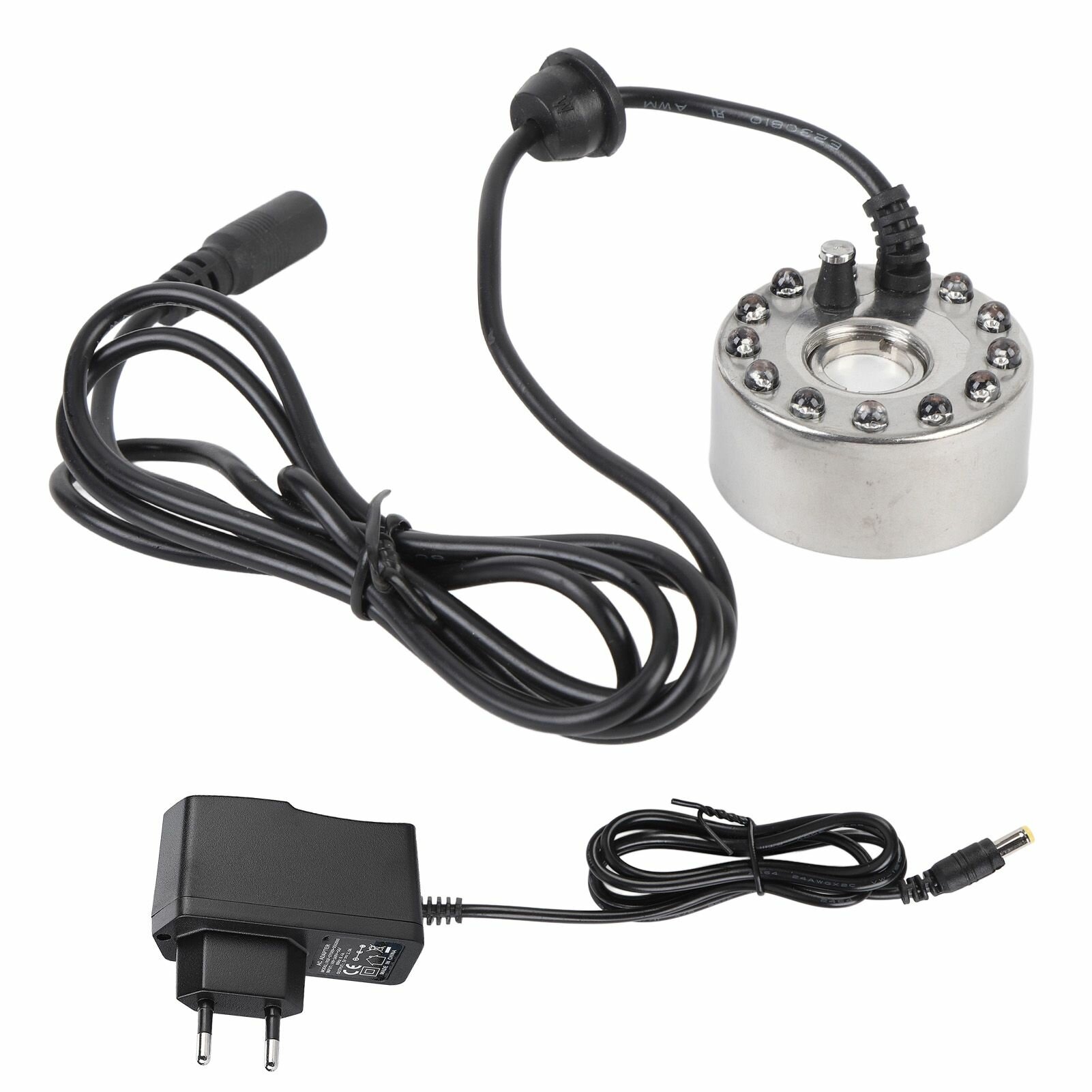 Генератор тумана на 12В с датчиком воды и RGB-подсветкой, 16 мм