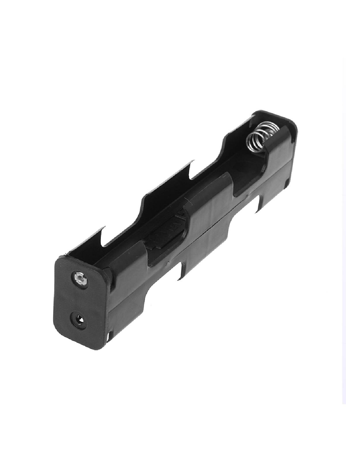 № 5 4-секционная двойная планка с пряжкой 9 В для мужчин и женщин, батарейный отсек 6 В № 5